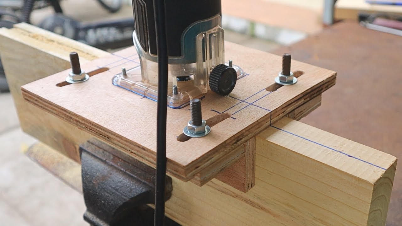 Make your own effective groove milling machine from a hand milling ...