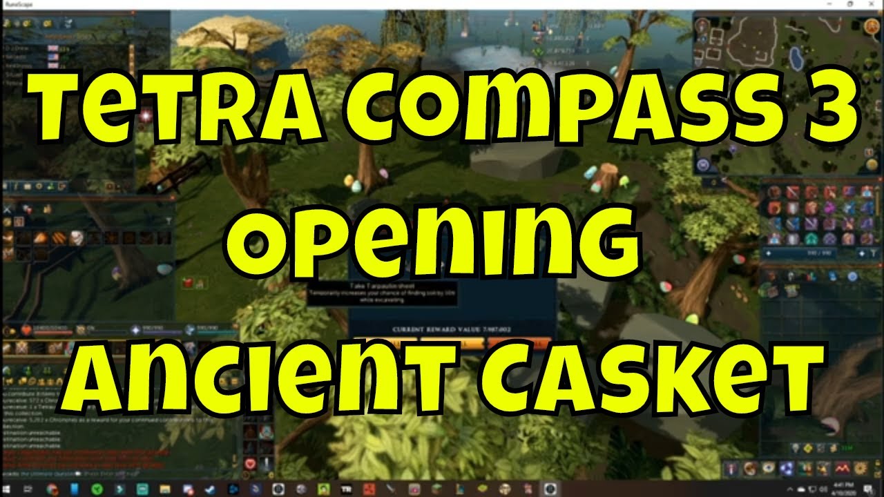 Tetra Compass 3 Archaeology | Opening Ancient Casket | Runescape - YouTube