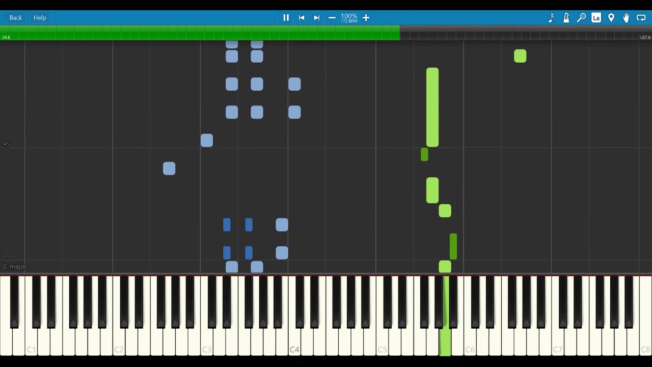 Groose's Theme | LoZ Skyward Sword - Synthesia Piano Cover || arr. Noah ...