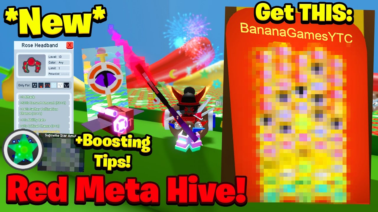 *New* BEST Red Hive Meta Guide! How To Make MORE Honey With Red Hive ...