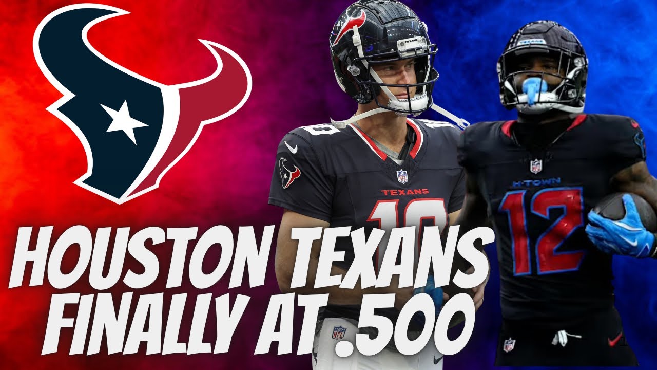 Houston Texans FINALLY at .500 - YouTube