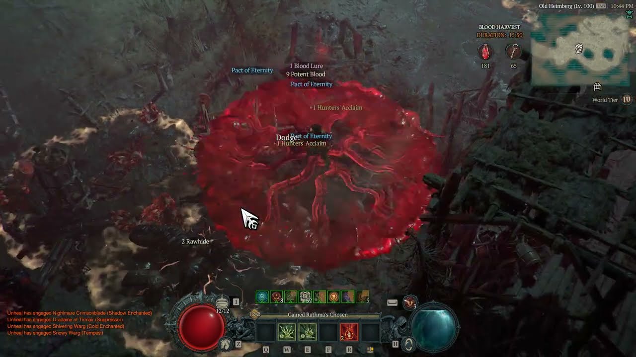 Max Movement Speed Blood Surge Necro for Outdoor Farming | Godly in ...