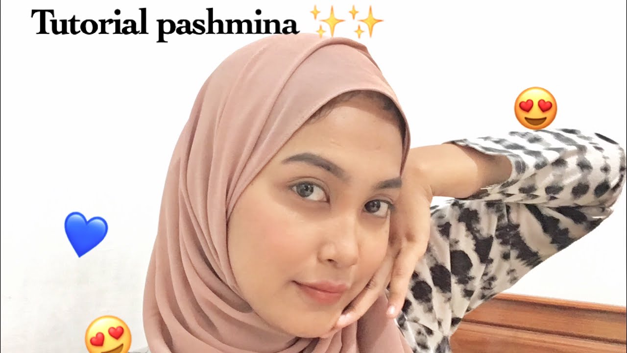 Tutorial pashmina simple | part1 - YouTube