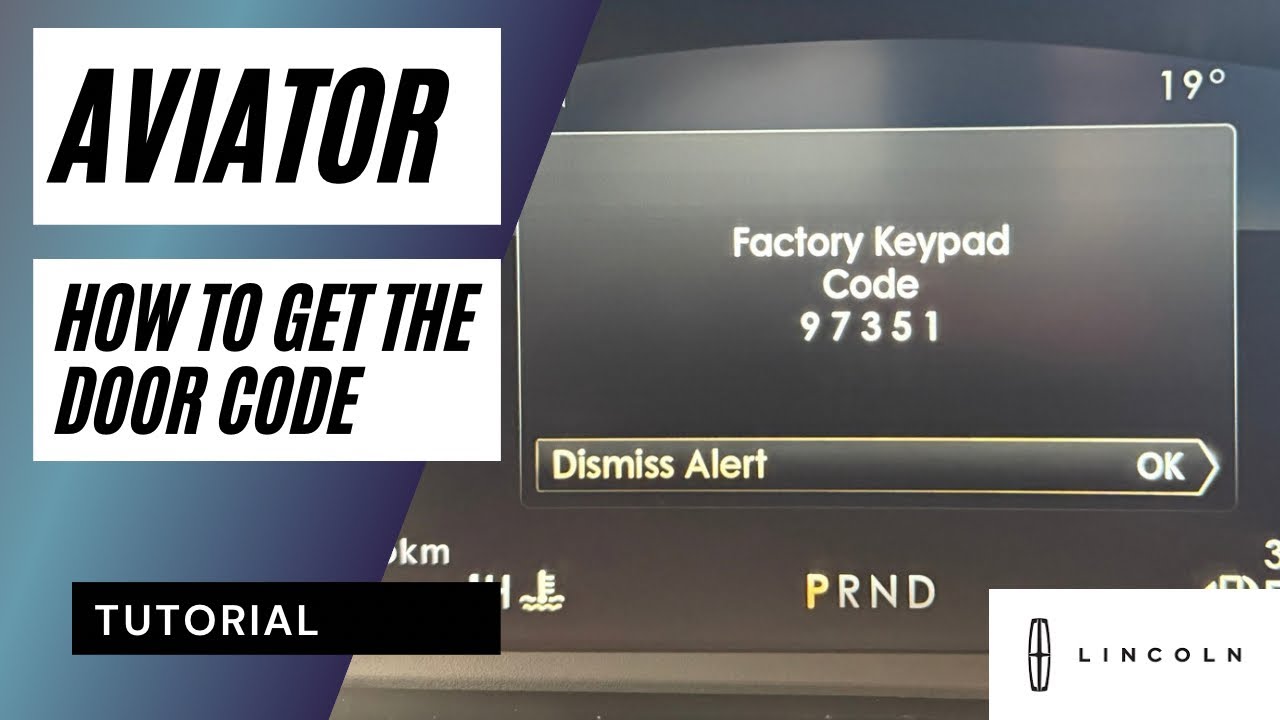 How to Find Your Door Code on a Lincoln Aviator: Step-by-Step Tutorial ...