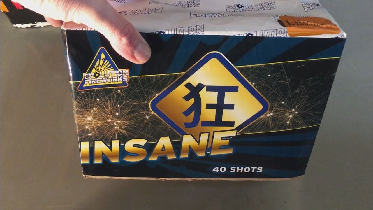 Insane : Evolution Fireworks : 40 Shots : 500 Gram : Straatfilm - YouTube