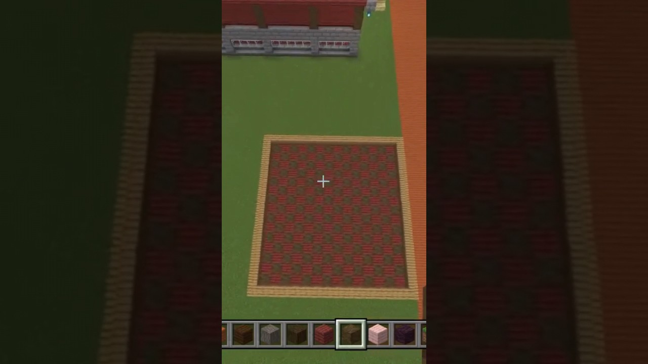 Minecraft Mangrove Wood Oak Plank Frame Floor Design 🪵🪟 #minecraftfloor ...