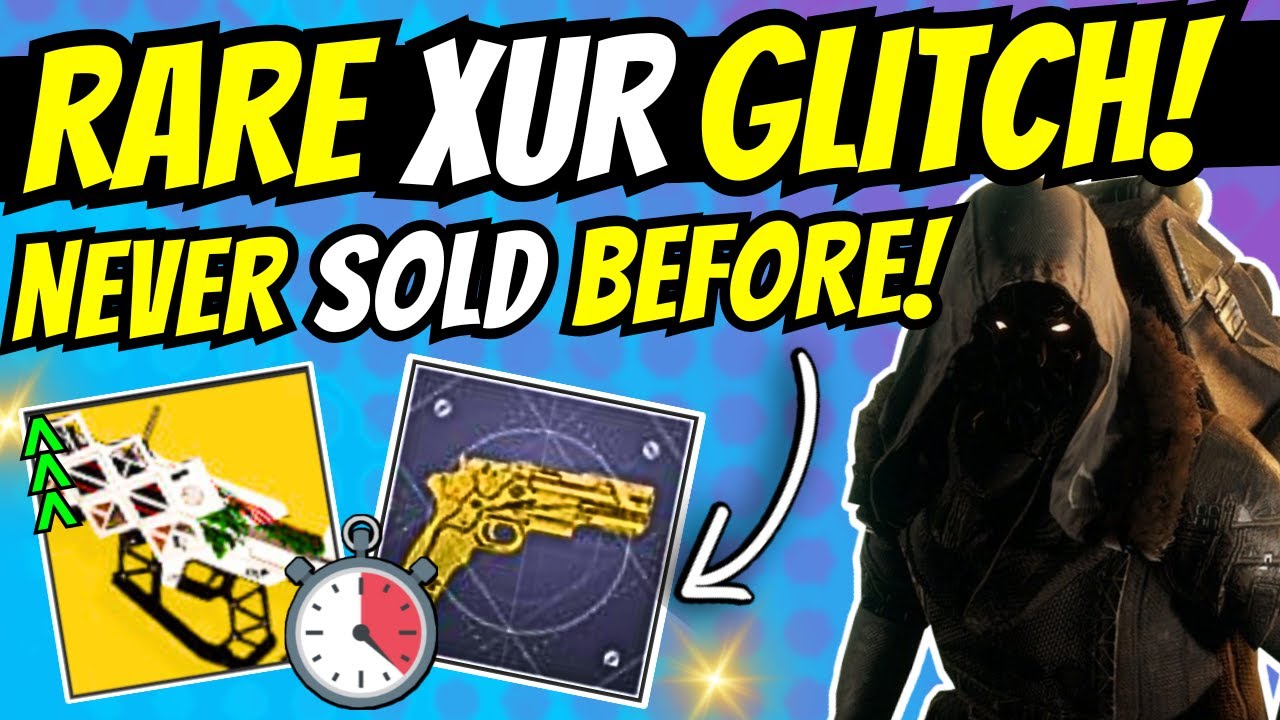 XUR Has NEVER SOLD THIS - Must GET ASAP! Rare Exotic Catalyst & Armor ...
