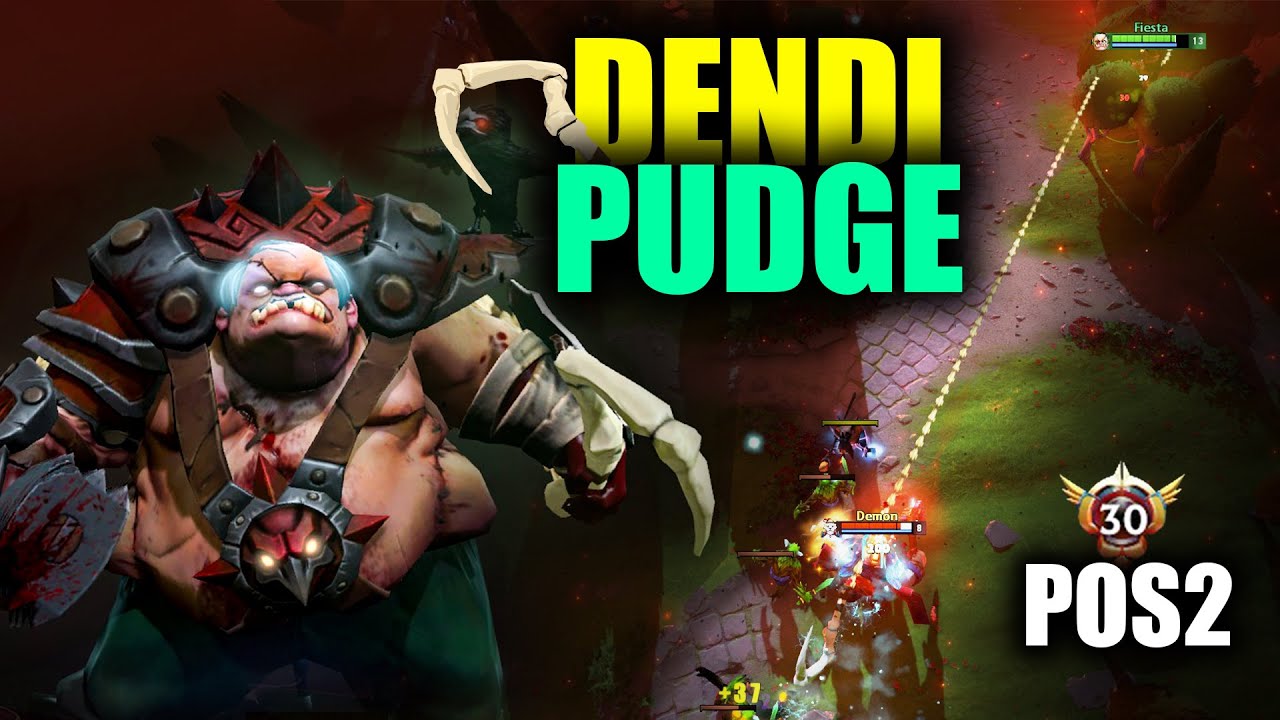 Dendi's INSANE Mid Pudge Gameplay! Master of Hooks - Pro Dota 2 Mid ...