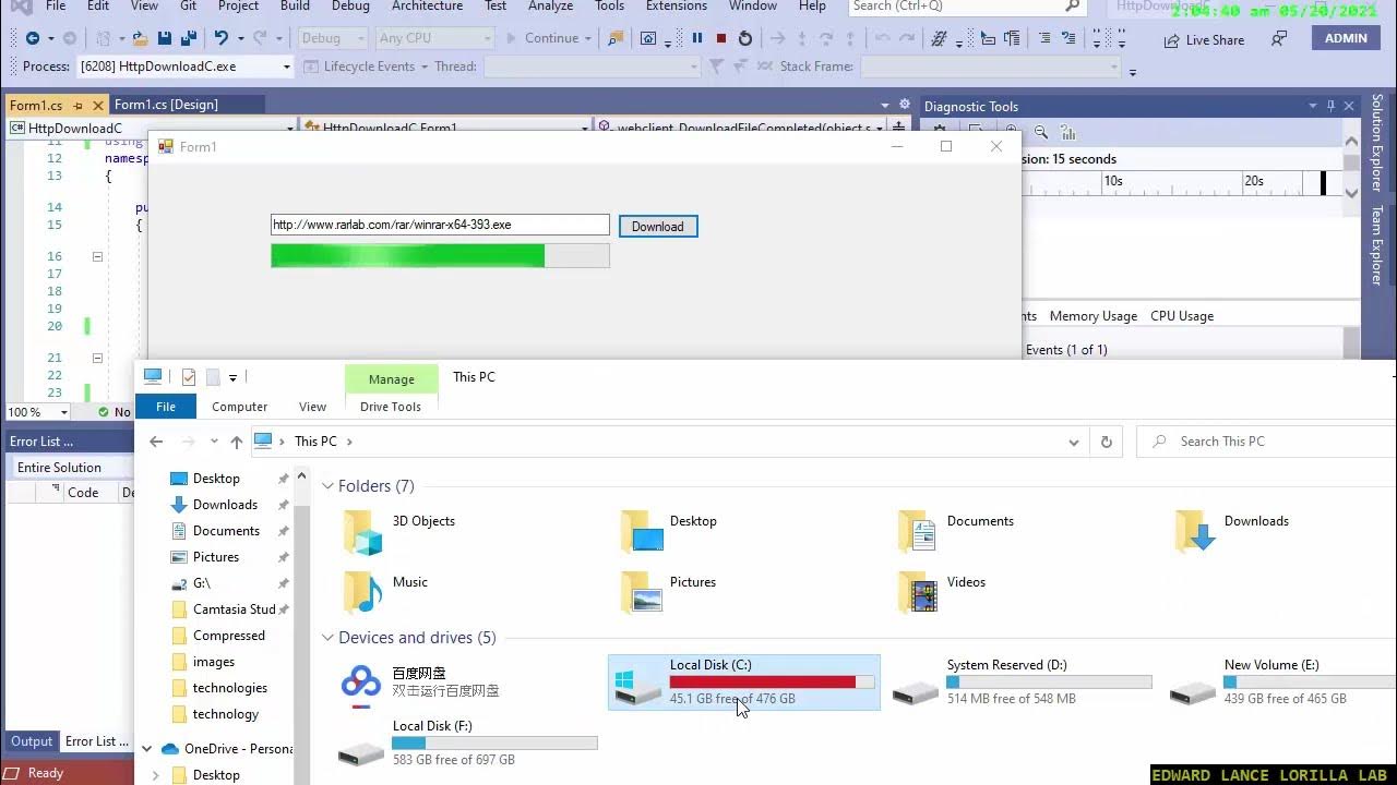 【Visual Studio Visual Csharp】HTTP Download - YouTube