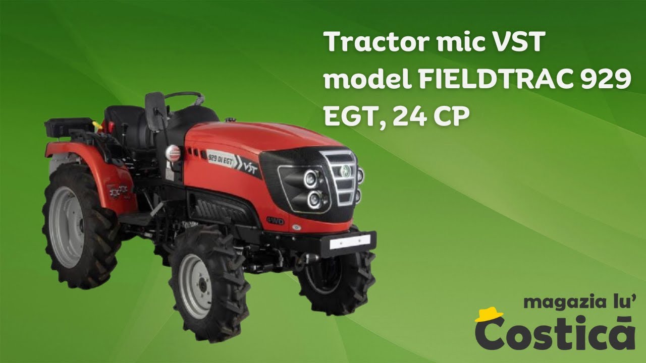 Tractor mic VST model FIELDTRAC 929 EGT, 24 CP - YouTube
