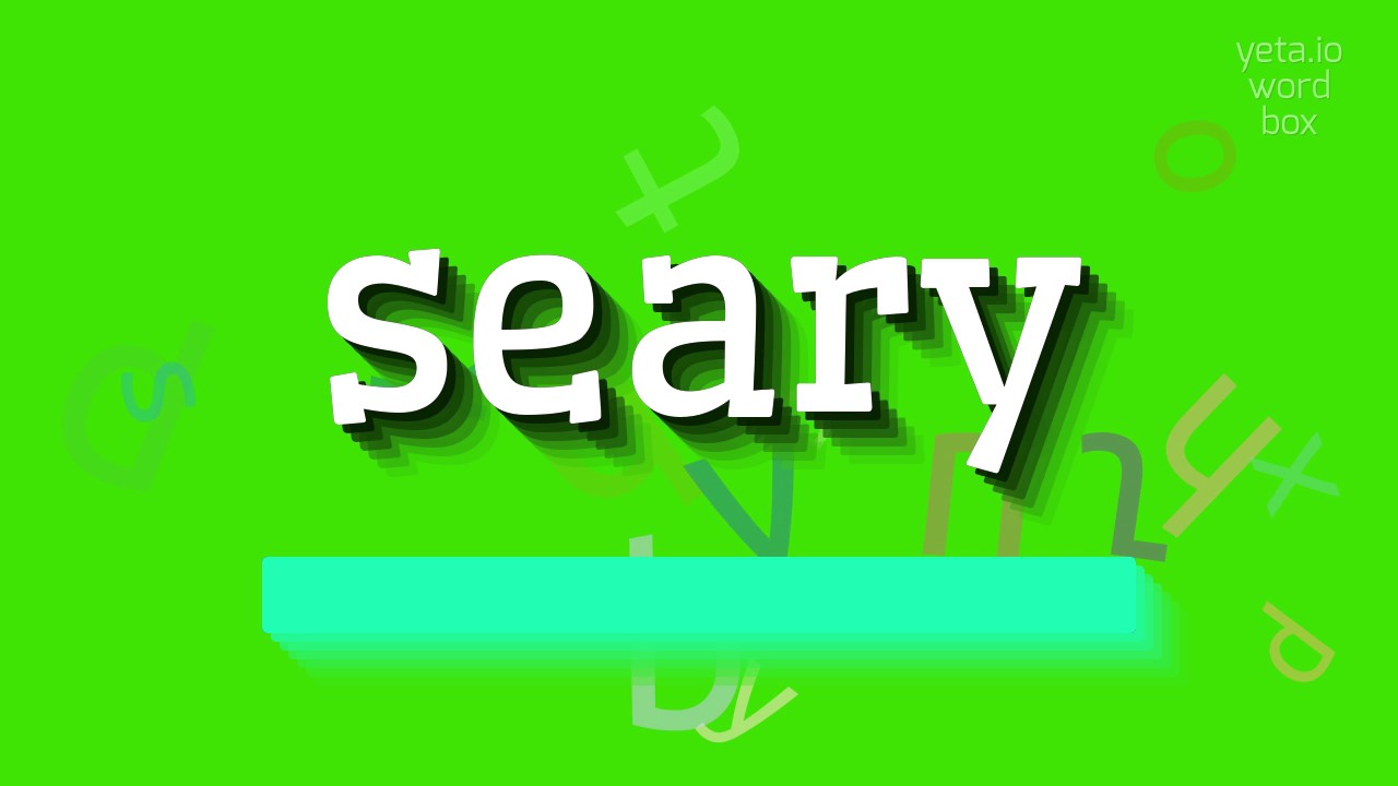 How to say "seary"! (High Quality Voices) - YouTube