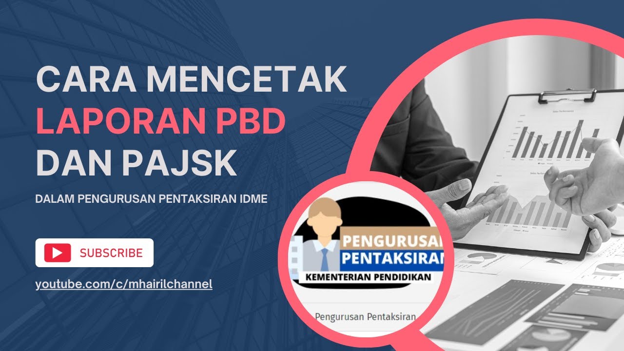 CARA MENCETAK LAPORAN PBD DAN PAJSK IDME - YouTube