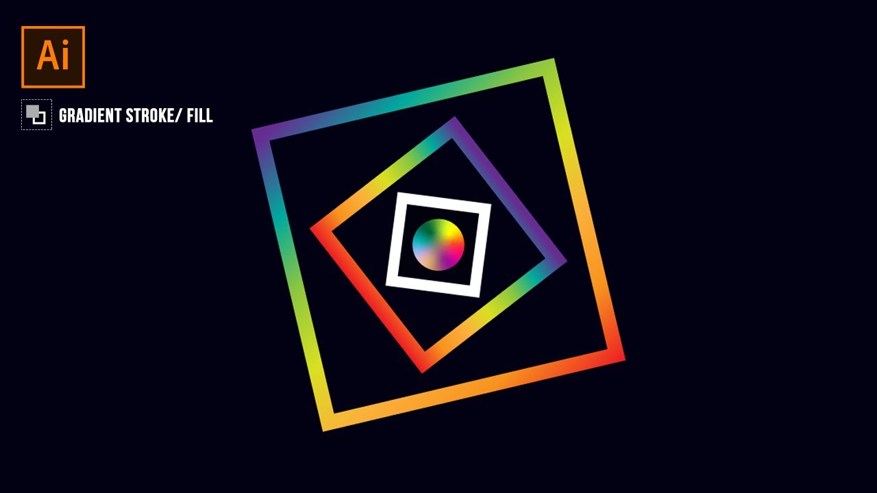P.26 - Gradient Stroke/Gradient Fill in Illustrator | AI CC 2019 - YouTube