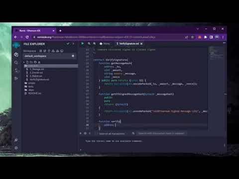 How To Verify Signatures In Solidity - YouTube