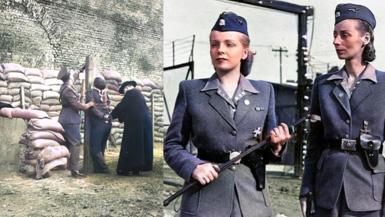 The Execution Of The Shot Female Guard Of Auschwitz - YouTube