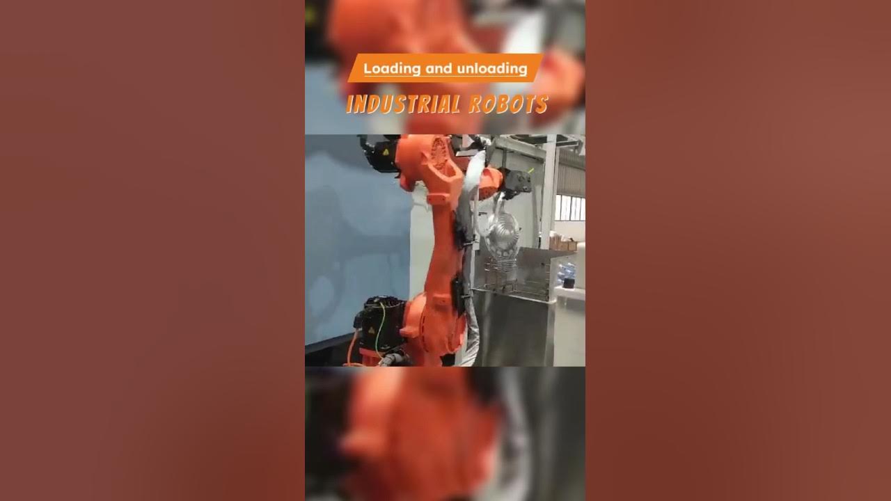 Industrial Robots Loading and Unloading Tasks #industrialrobot #factory #machine #robot #fyp ...