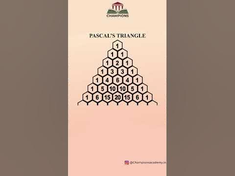 Understanding Pascal's Triangle JEE Mathematics JEE Main #Shorts Extramarks JEE - YouTube
