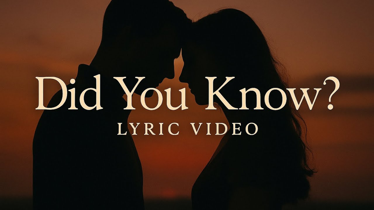 Did You Know? (Official Lyric Video) - YouTube