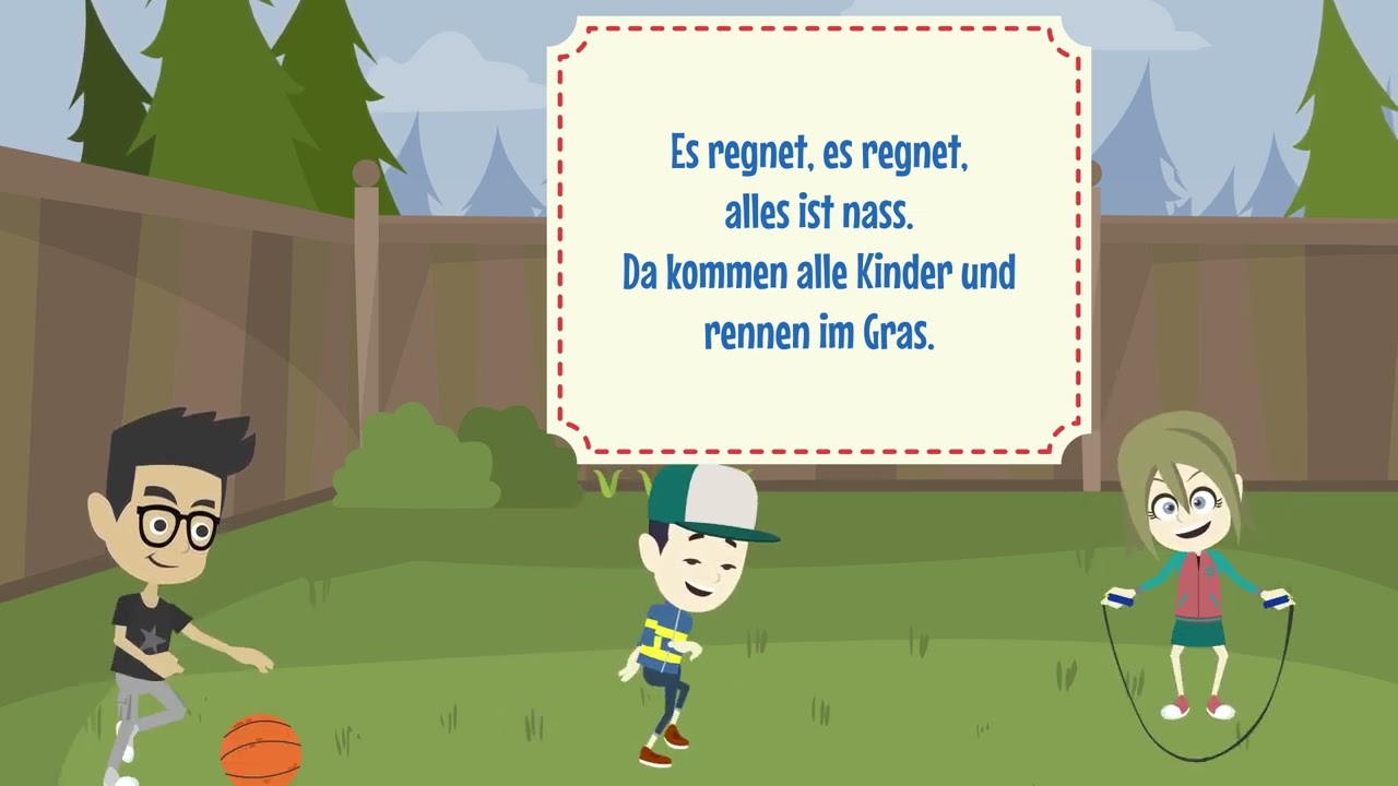 Es regnet_Lied_A1_DaF - YouTube