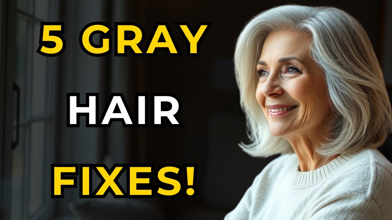 How to Make Gray Hair Look STUNNING Again (No Dye Needed!) - YouTube