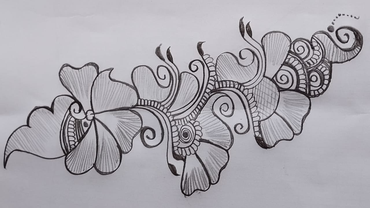 Simple shading mehndi design || arabic mehndi || @Rvmd mehndi designs ...