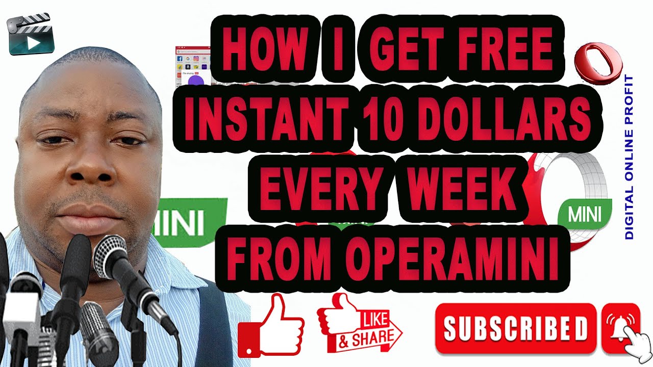 MAKE FREE INSTANT DOLLAR FROM OPERAMINI IN 10-20 SECONDS - YouTube