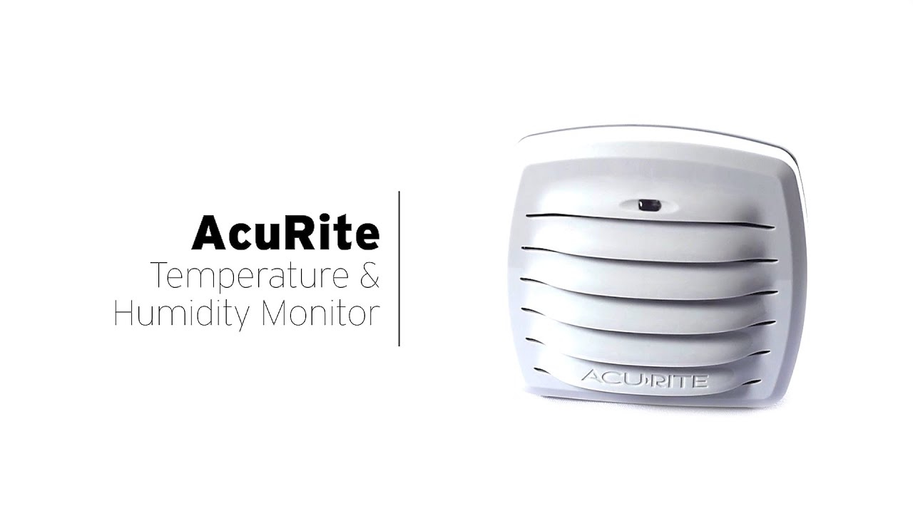 AcuRite Outdoor Temperature & Humidity Monitor 00275RM - YouTube