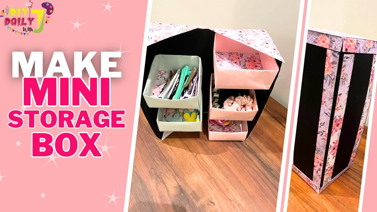 Make handmade mini storage box with @aesthetiq1111 - YouTube