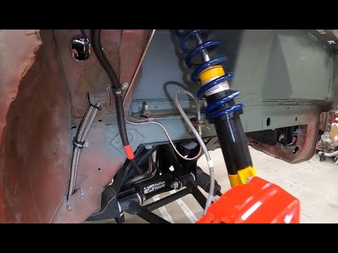 Front Brake Line set-up - YouTube