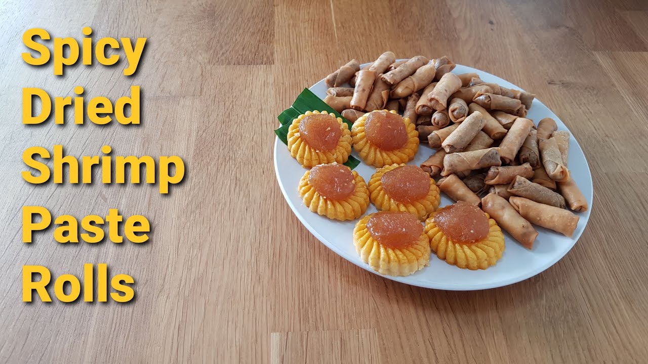 Simple - Spicy Dried Shrimp Paste Rolls (Hae Bi Hiam Rolls) 香辣虾米酱卷 ...