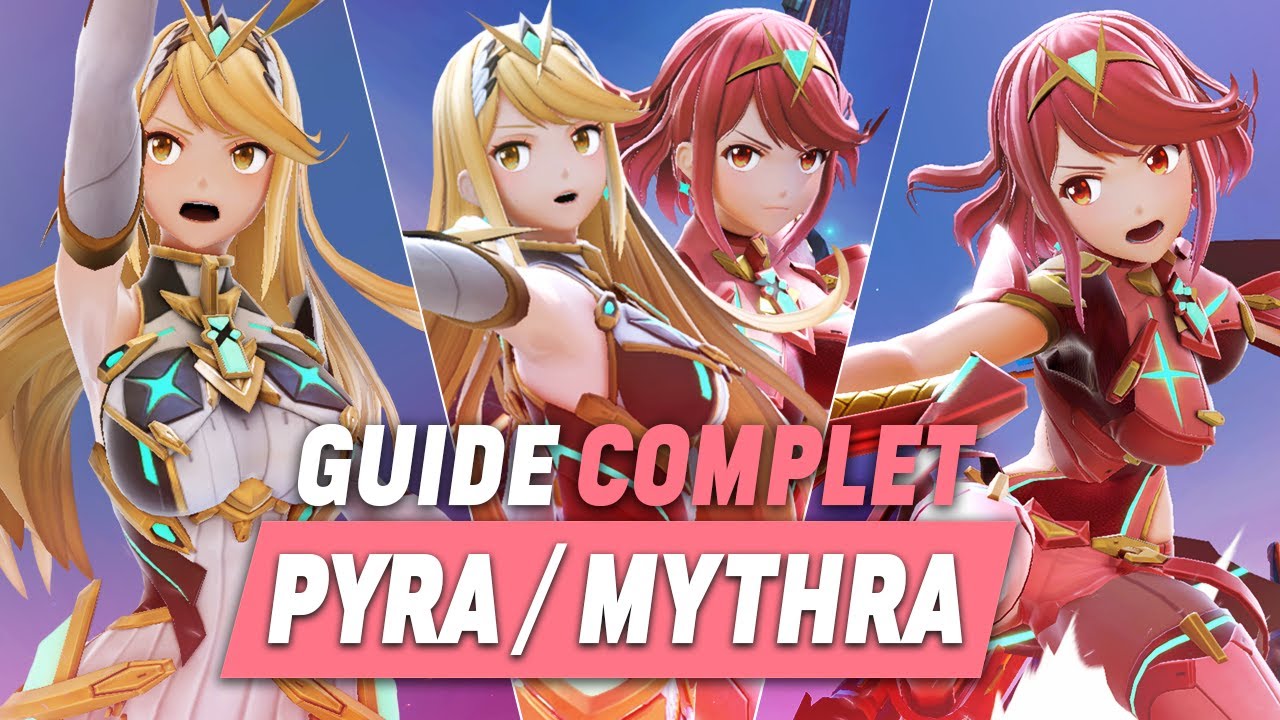 Smash Ultimate : Guide COMPLET sur PYRA et MYTHRA - YouTube