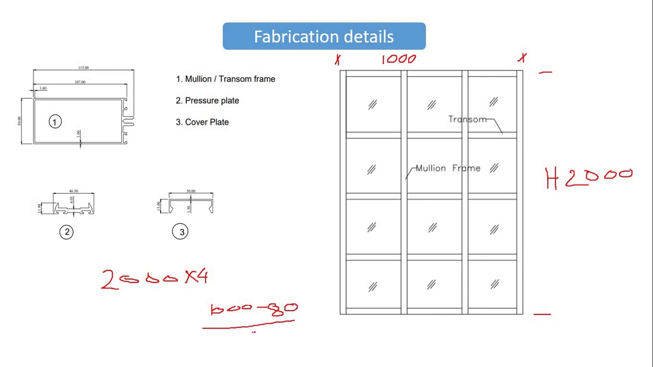 how to installed structure glazing at site facade installation Glass ...