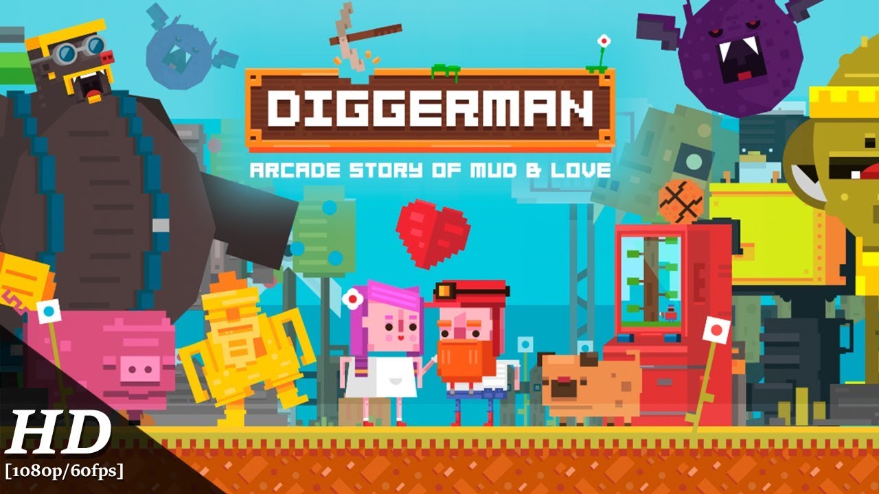 Diggerman Android Gameplay [60fps] - YouTube