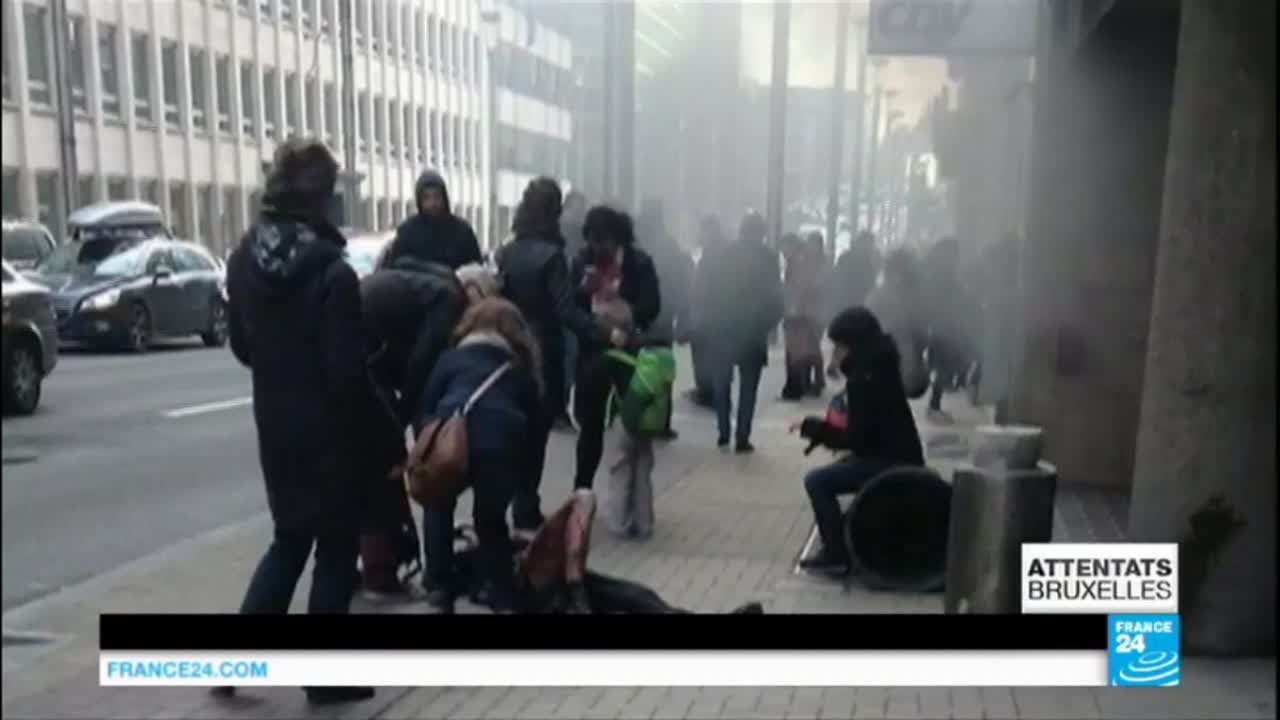 Attentats à Bruxelles Retour En Images Sur Lexplosion à La Station