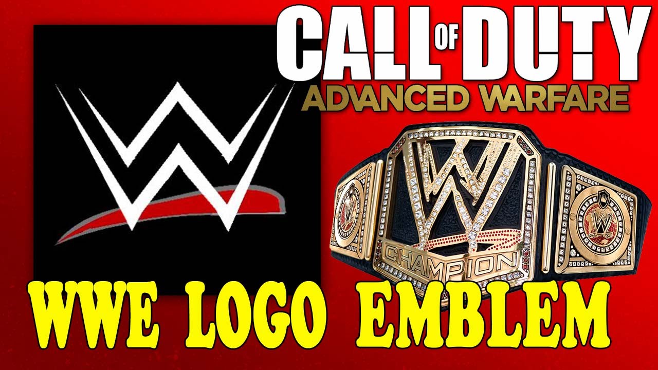 WWE LOGO - COD Advanced Warfare Emblem Tutorial - YouTube
