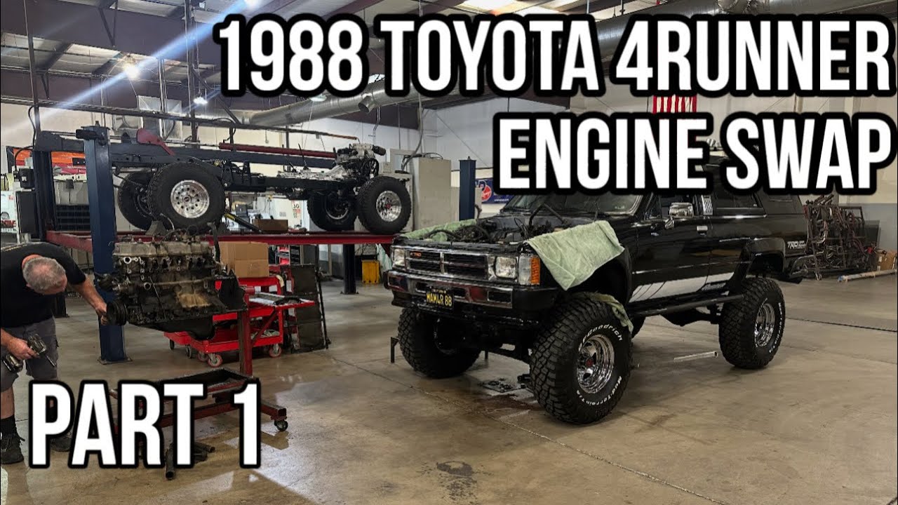 LC engineering engine swap! Part 1 - Towing the 1st gen! - YouTube