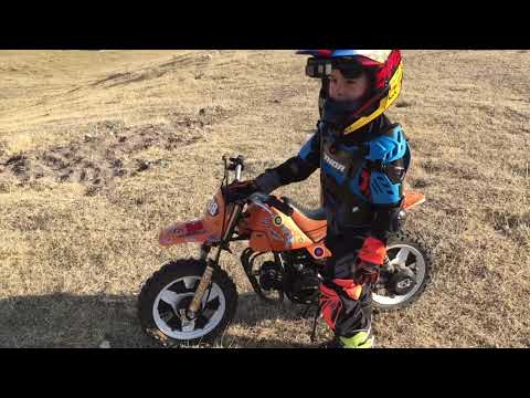 Çocuk motosikleti inceleme, Minicross, Mini Dirtbike, Pw50 Kids motorcycle,