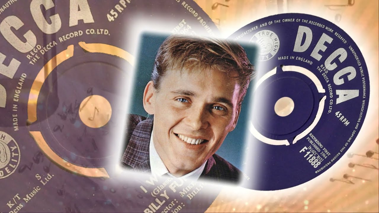 Billy Fury - I Will (1964) - YouTube