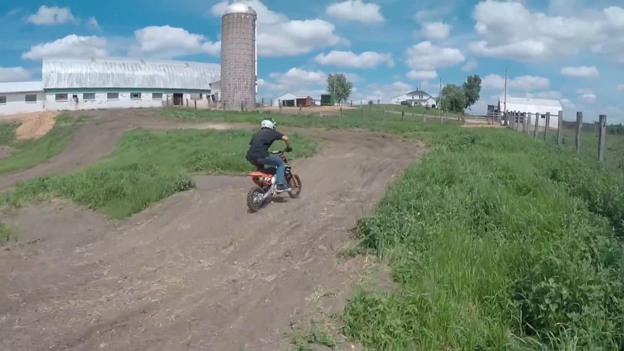 Pit Bike Track Preview - YouTube