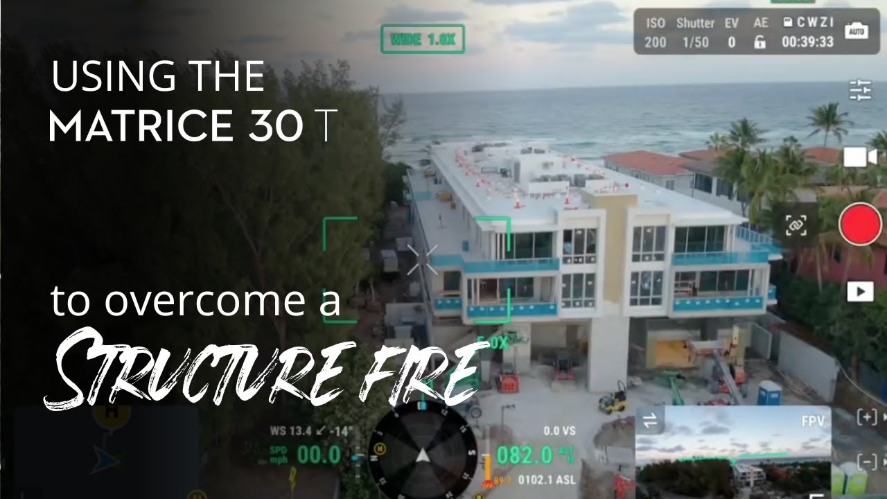 Using the DJI Matrice 30T to Overcome a Structure Fire Scenario - YouTube