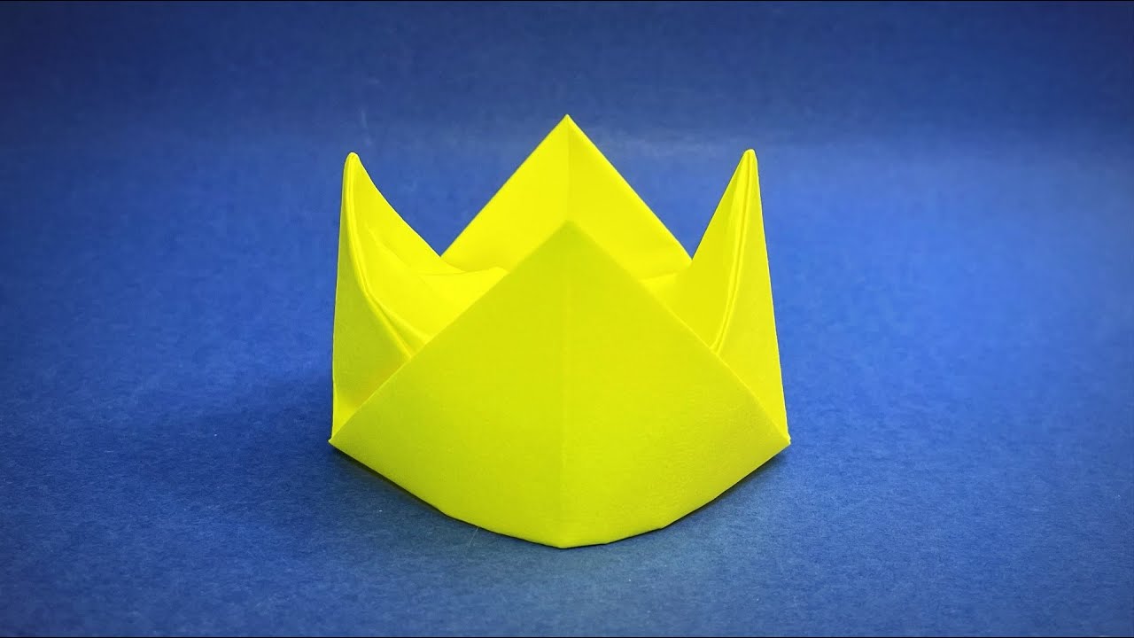 Couronne Origami | Comment faire une Couronne en Papier | Couronne de ...