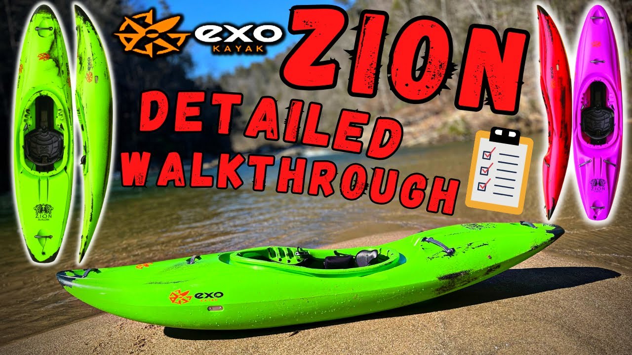 EXO Kayaks ZION "Creek/Slalom Walkthrough" - YouTube