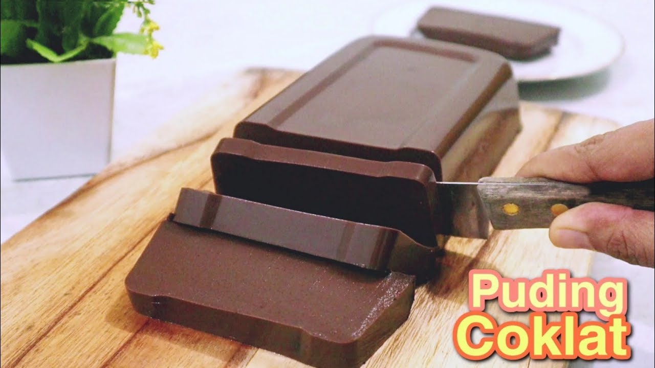 Anti GAGAL, cara membuat puding coklat plus fla yang sangat mudah - YouTube