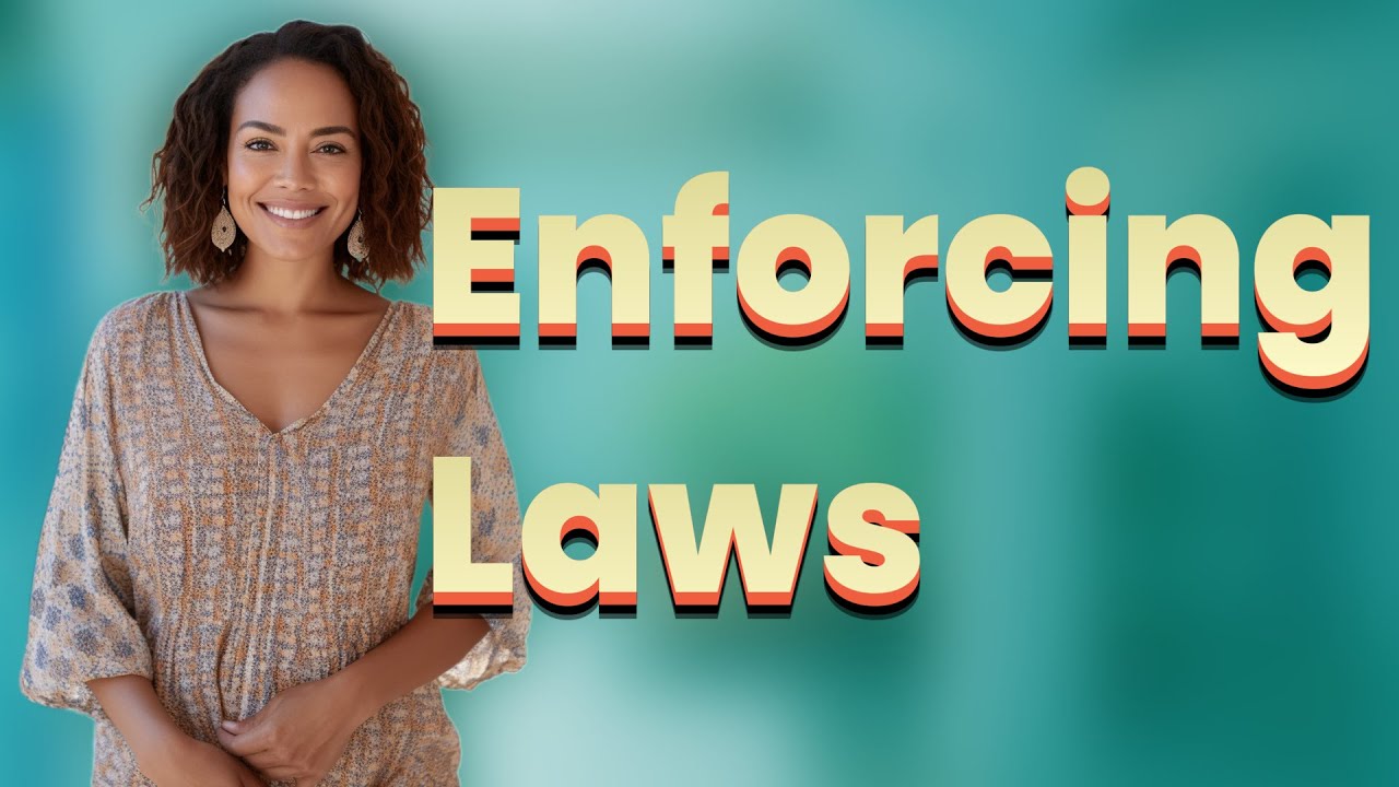 What Does ‘Enforcing Laws’ Really Mean for the Executive Branch? - YouTube