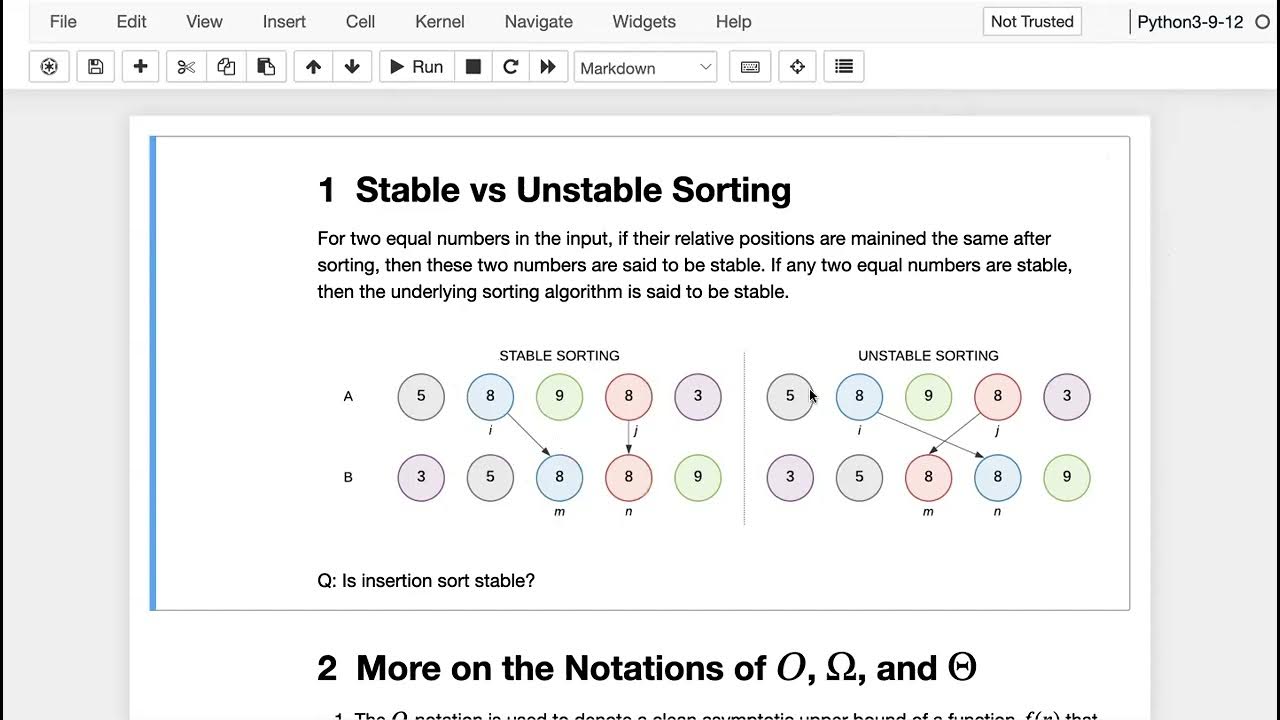 Stable sorting - YouTube