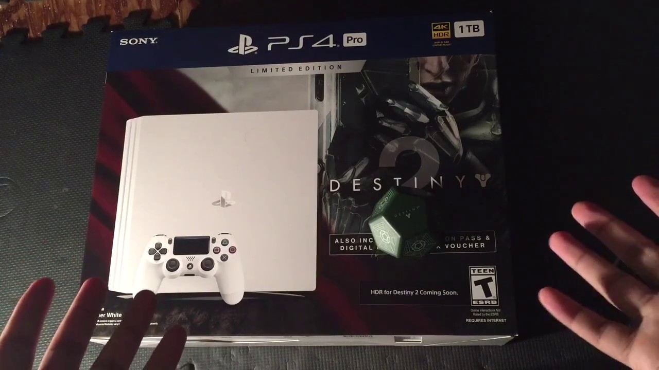 Destiny 2 PS4 Pro Bundle Unboxing - YouTube
