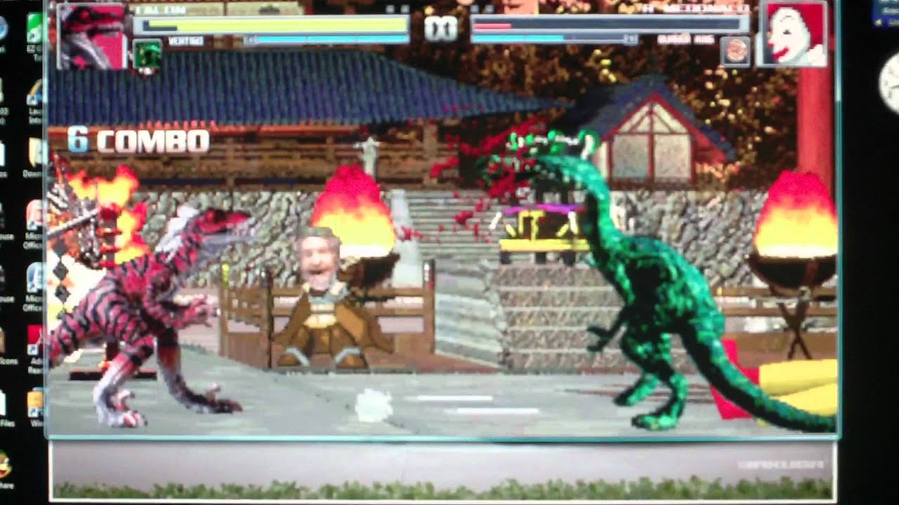 TWIXS111: Mugen ~ Primal Rage #6: Team Fast Food - YouTube