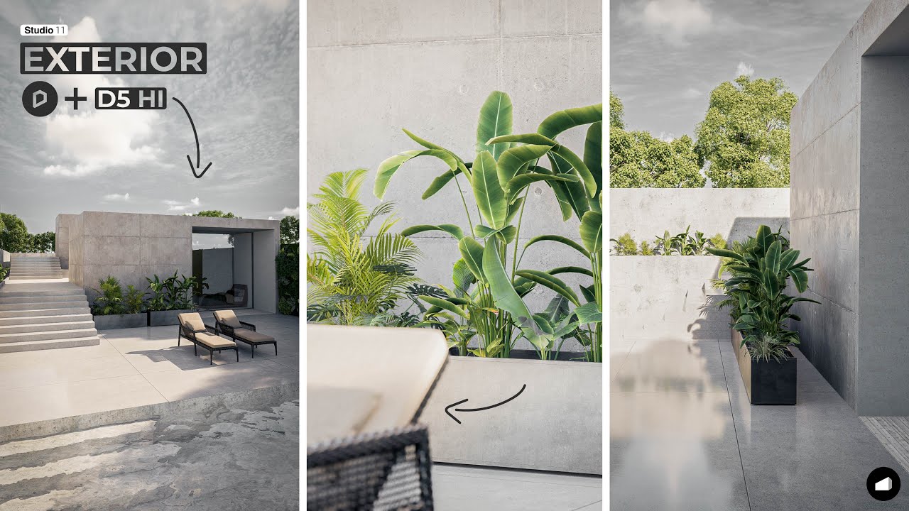 ¿Cómo incluir la I.A en tus proyectos? Render Exterior / D5 Render ...