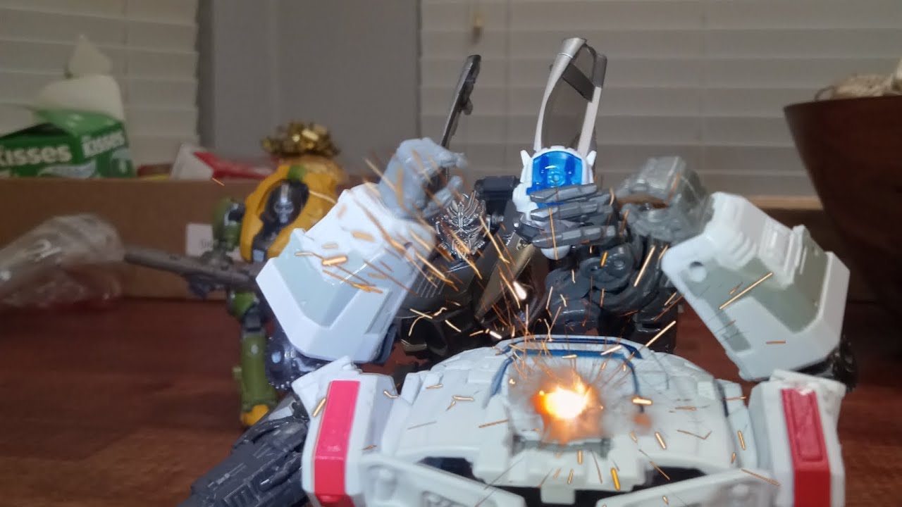 Sideways VS Autobots Stop Motion - YouTube