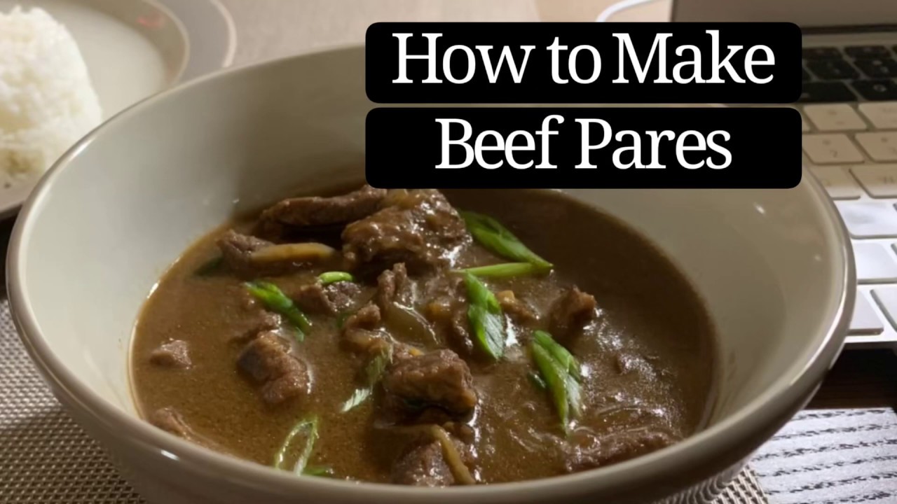 How to Make Filipino Beef Pares - YouTube